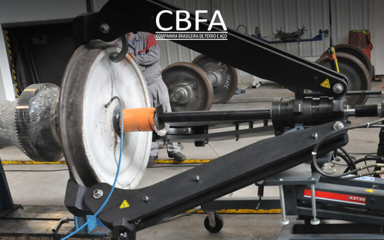 Manutenção periódica dos rodeiros ferroviários » CBFA